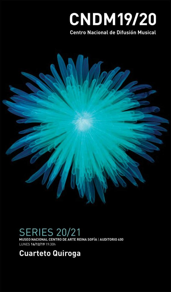 Programa CNDM 19/20. Cuarteto Quiroga - Marisa Manchado Torres
